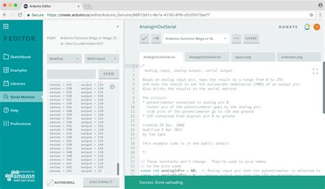 Possible To Include Serial Monitor In Web Ide Cloud Particle