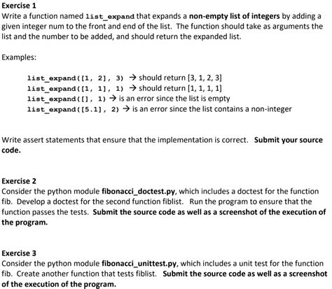 Exercise 1 Write A Function Named List Expand That Chegg
