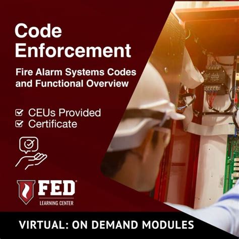 Code Enforcement Fire Alarm Systems Codes And Functional Overview Fed Learning Center