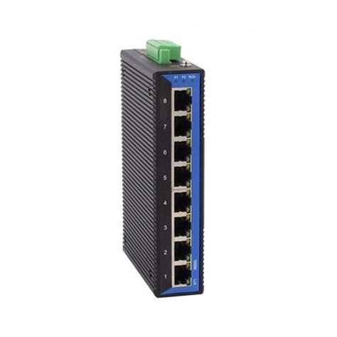 8 Port Full Gigabit Unmanaged Industrial Switch Din Rail ATO Com