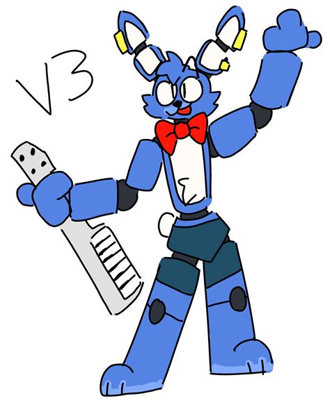 Toy Bonnie Fnaf Au V3 By Cactuswasamistake On Newgrounds