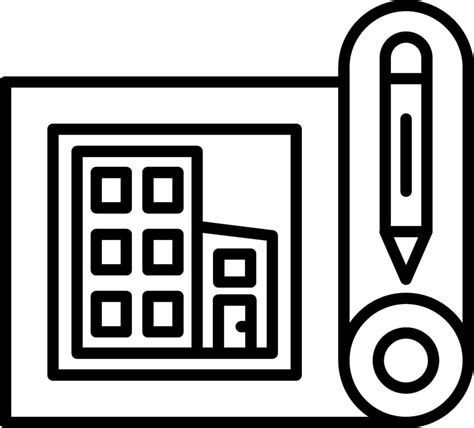Blueprint Line Icon 53763106 Vector Art At Vecteezy