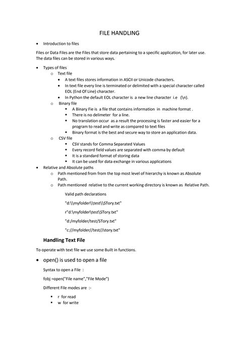 Solution File Handling Part1 Studypool