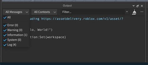 Command Bar Won T Run Any Code Passed Through It Studio Bugs Developer Forum Roblox