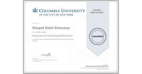 elsayed elsersawy على linkedin completion certificate for construction
