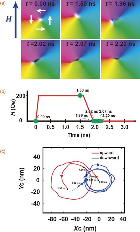 A Micromagnetics Simulation Of Time Dependent Magnetization