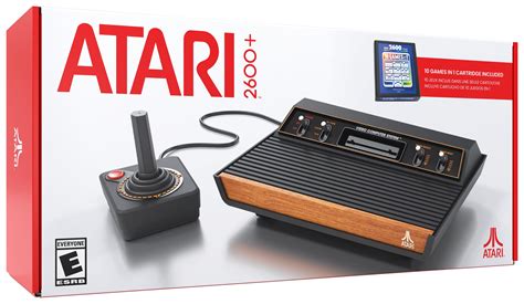Atari Official 2600 Console And Joystick Hdmi Output Includes 10 Games Video Games