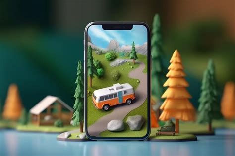 Premium Photo Phone Gps Mobile Travel Navigation Map Direction Location Position Point