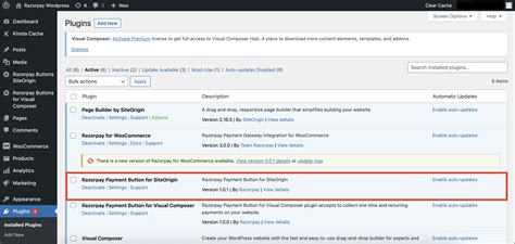 Payment Button Siteorigin Plugin For Wordpress Razorpay Docs
