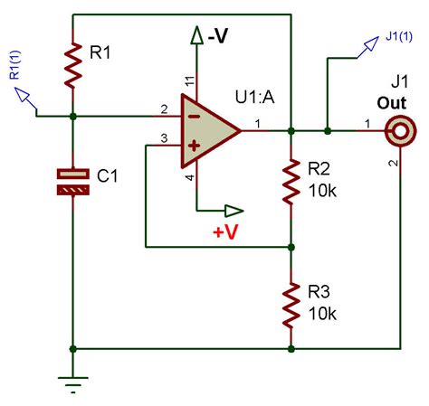 Basic Relaxation Oscillator Circuit