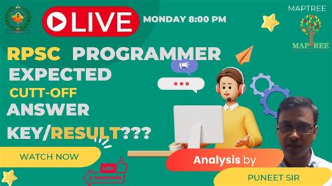 Rpsc Programmer Exam 2024 Result Awaited And Expected Cut Off Analysisresult By Puneet Sir