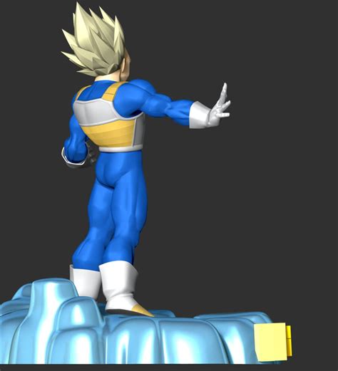 Vegeta Ssj Dragon Ball 3d Print Model By Bon Bon Art