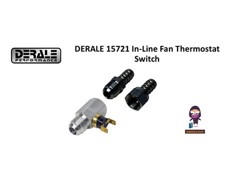Derale 15721 インライン ファン サーモスタット スイッチ インストール ガイド