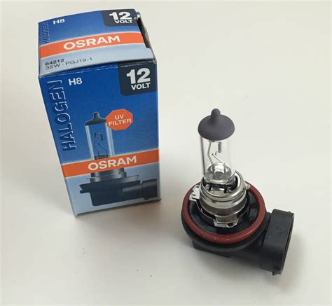2 x OSRAM H8 LAMPE 12V 35W 64212 PGJ19-1 GLÜHLAMPE MADE IN GERMANY LAMP ...