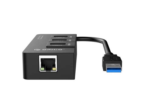 ORICO Port USB Hub With Gigabit Ethernet Adapter Black Tech Co Za
