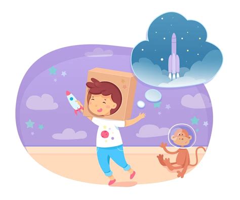 어린이 꿈 관련 체험 벡터 Freepik에서 무료 고품질 벡터를 다운로드하세요 Freepik