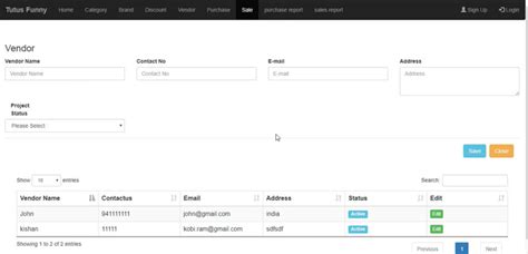 Php Ajax Point Of Sales System Tutusfunny