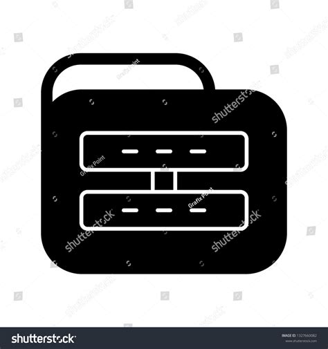 Vector Server Folder Icon Stock Vector Royalty Free 1327660082