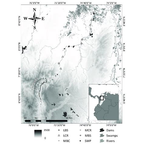 Sampling Design For Ichthyofauna Monitoring Mcr Middle Cauca River Download Scientific