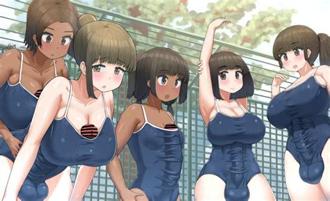 Rule 34 5futas D O Armpits Bar Censor Black Hair Blue One Piece
