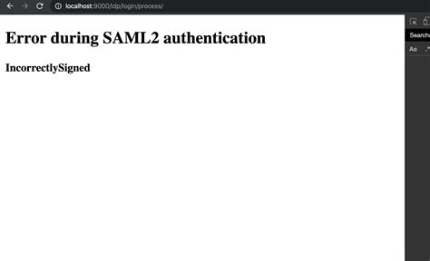 Example Fails With Error During Saml2 Authentication · Issue 82 · Ota