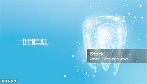 이 추상 와이어 프레임 낮은 폴리 스타일 배너 치과 서비스 치아 치료 치과 치료 구내과 개념 파란색 배경 벡터 일러스트 레이 션 이빨에 대한 스톡 벡터 아트 및 기타 이미지