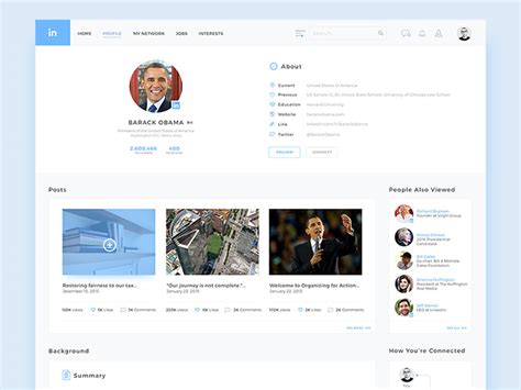 Linkedin Homepage And Ui Redesign Concepts