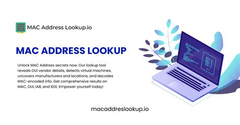 Mac Address Lookup Mac Oui Vendor Search