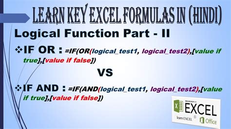 Excel Logical Function If Or If And Functions Multiple Criteria