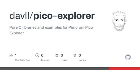 Github Davll Pico Explorer Pure C Libraries And Examples For Pimoroni Pico Explorer