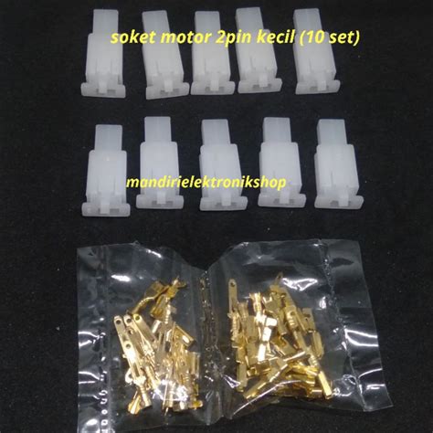 Jual Socket Connector Kabel 2 Pin Ukuran Kecil Skun Shopee Indonesia
