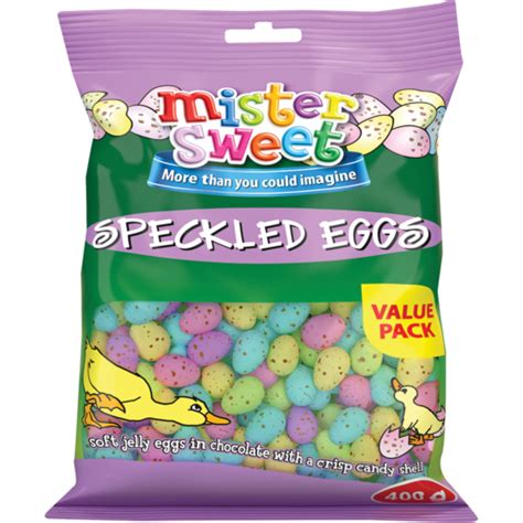 Mister Sweet Speckled Eggs 400g Chocolates And Sweets Food Cupboard