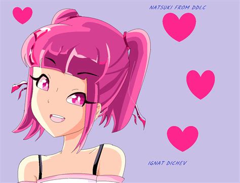 Ddlc Natsuki In Anime Style By Igidichev2851008 On Newgrounds