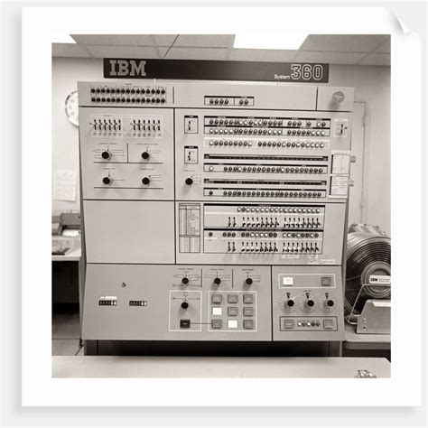 1960s 1970s Control Panel Ibm System 360 Computer Posters Prints By Anonymous