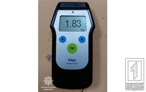 Наряд патрульної поліції Кривого Рогу виявив нетверезого водія Перший міський