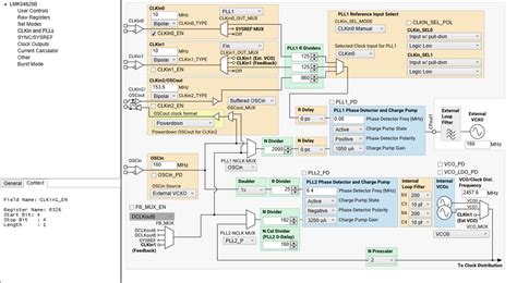 Xrfclk Configuration Lmk04828 Using External 10mhz Reference Clock