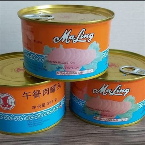 Jual Ma Ling Pork Canned Food 397gr Shopee Indonesia