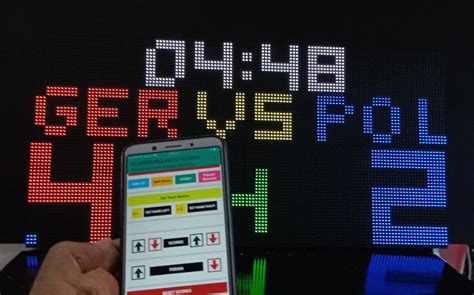 Rgb Led Matrix Esp32 Wi Fi Scoreboards Buildcircuits