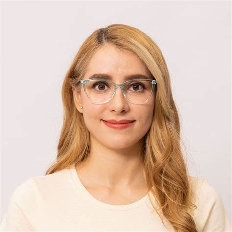 Glamour Cat Eye Gradient Blue Eyeglasses Mouqy Eyewear