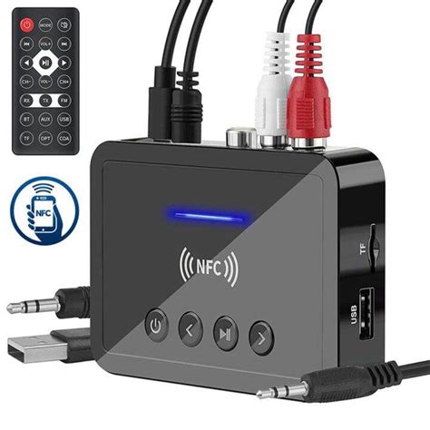 Durable Products Rca 3 5mm Jack Adapter Bluetooth Adapters Transmitter Nfc Wireless Transmitter