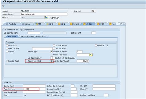 How To Implement Reorder Point Planning In Sap Apo