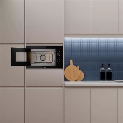 Встраиваемая микроволновая печь Haier HMX-BPG259B – купить по цене 35 ...