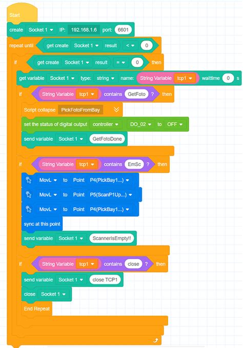 Node Red Tcp Connection Gives Error Index A Nil Value On Mg400 Dobot