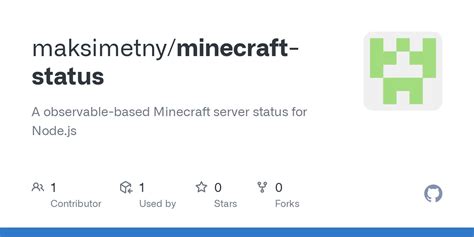 Minecraft Status Ping Response Ts At Master Maksimetny Minecraft Status GitHub