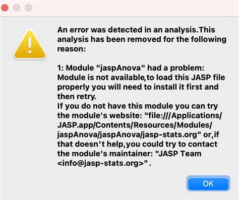 version incompatibility · issue 1216 · jasp stats jasp issues · github