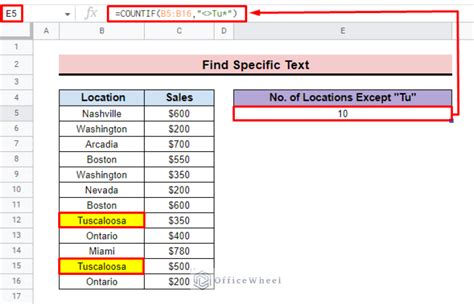 How To Use COUNTIF For Cells Not Equal To Text In Google Sheets