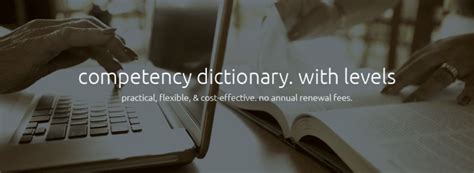 Competency Dictionary With Levels Comprehensive Guide