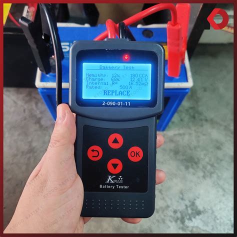 เครื่องทดสอบแบตเตอรี่รถยนต์ Cca Battery Tester เครื่องทดสอบไดชาร์จ ไดสตาร์ท ยี่ห้อ Kfuji