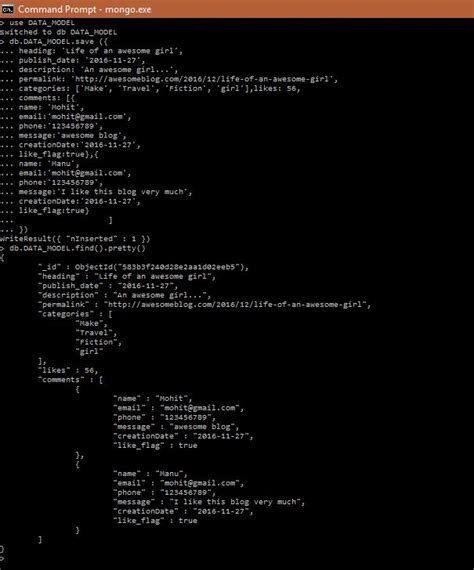 Learn Data Modelling And How To Create And Drop Dbs In Mongodb