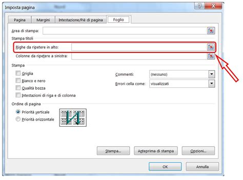 Excel Come Stampare Righe E Colonne Di Intestazione In Ogni Pagina